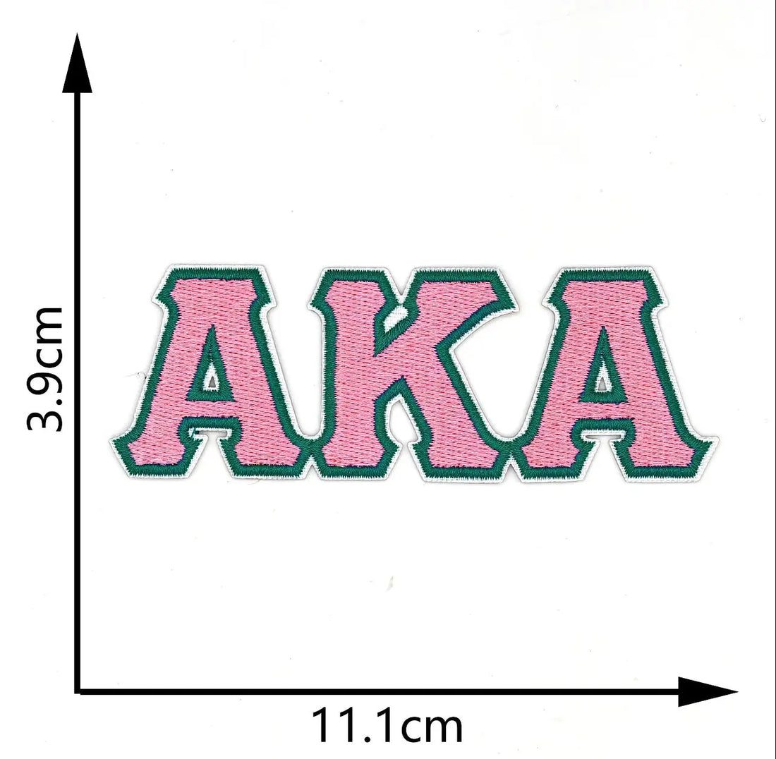 Alpha Kappa Alpha Sorority Greek Letter Embroidered Iron-On Patch! – B ...